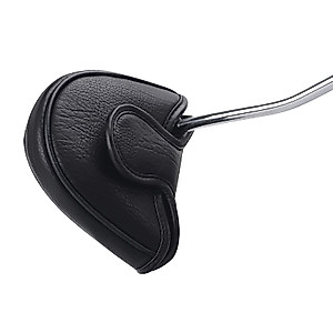 mytag Golf Club Head Covers Mallet Putter Headcovers for Odyssey White Hot Pro Heel-Shaft (Strong Magnetic)