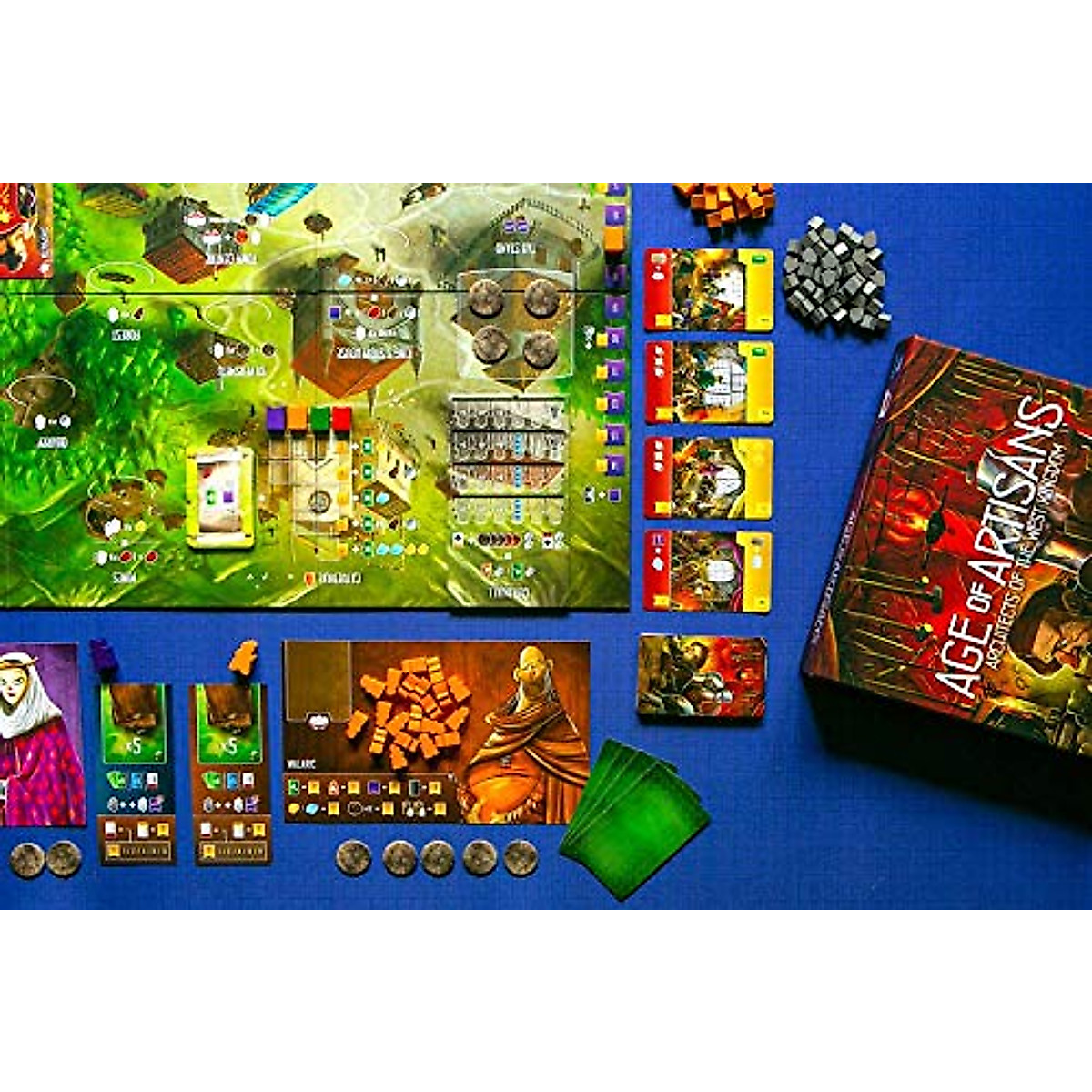 Renegade Game Studios Age of Artisans - Architects of The West Kingdom- Game for 1-6 Players Aged 12 & Up