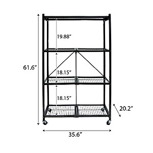 Origami 4 Tier Multipurpose Folding Storage Unit