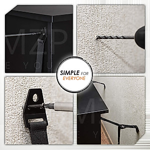 Safety Straps - Anti-Tip Strap - Baby TV Strap - TV Anchor Straps - Secure Strap - TV Earthquake Strap - TV 4 Straps - TV Tether Strap - TV Tip Strap