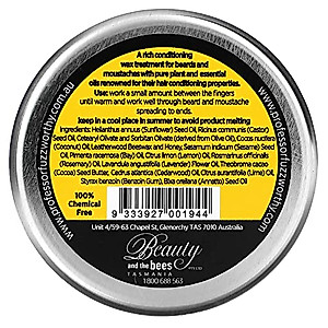 Beard Care Kit Professor Fuzzworthy Beard Conditioner Balm & Best Beard Shampoo Bar - All Natural Chemical Free - Organic Essential & Kunzea Oils - Tasmania Australia