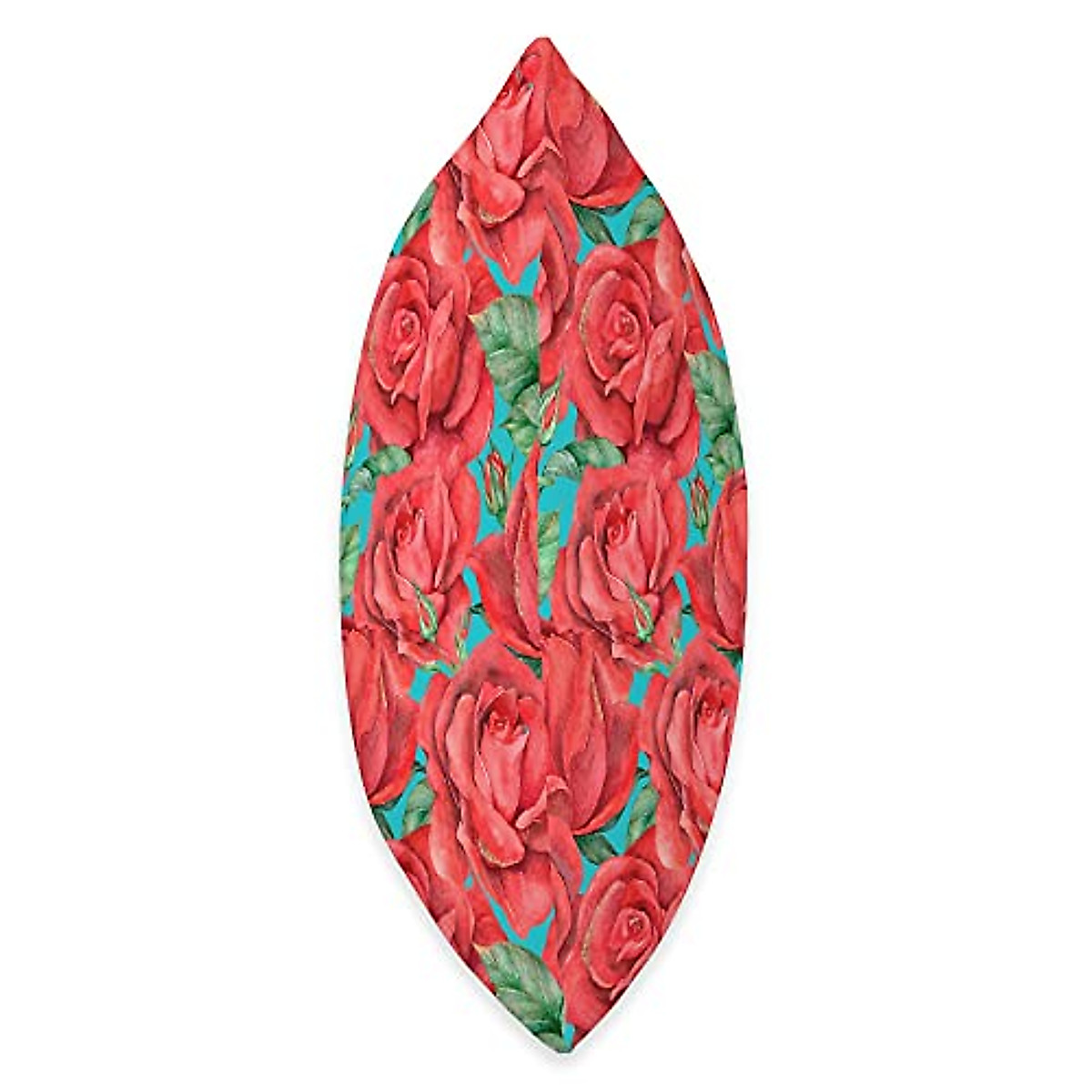 Pioneer Country Farm For Woman Pioneer Country Farm Watercolor Red Rose Turquoise for Woman Throw Pillow, 18x18, Multicolor