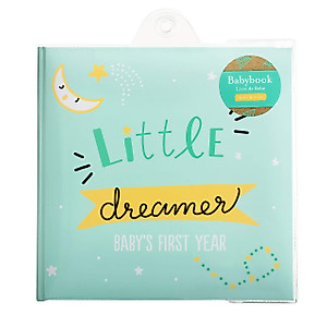 Kate & Milo Little Dreamer Stars Baby's First Year Memory Book, Baby Milestones Photo Album, Whimsical Gender Neutral