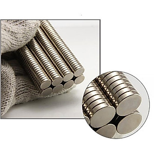 wotoy 60 Pieces 10 x 1mm DIY Personalized Refrigerators Magnets for Fridge Door Whiteboard Map Bulletin Boards