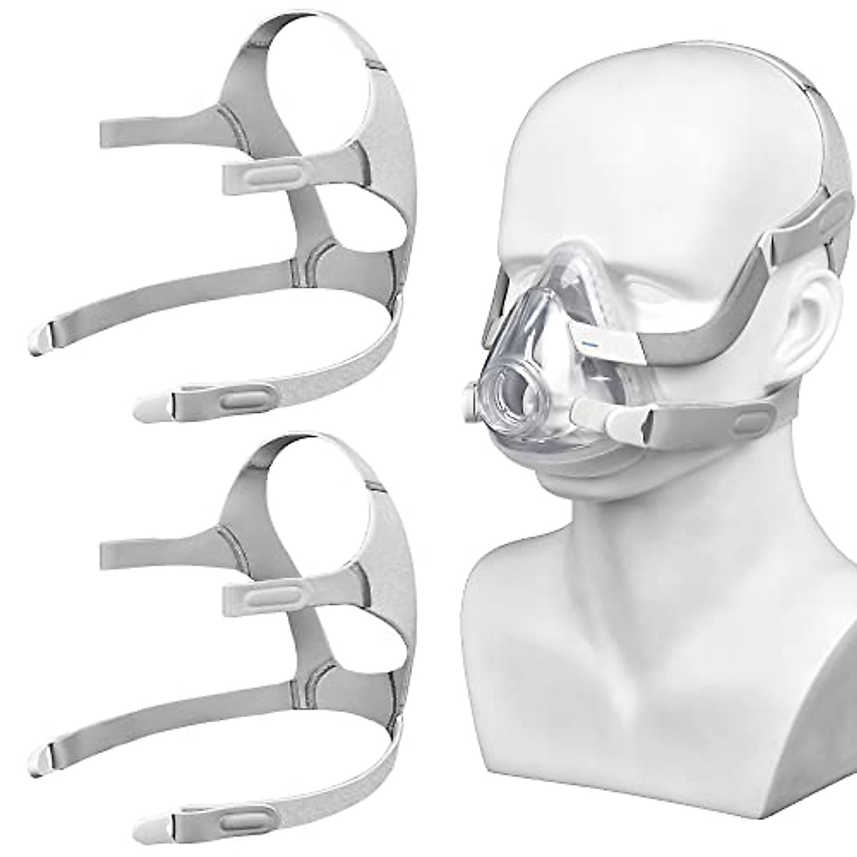 ItAll Supplies 2Packs Headgear Compatible with F20 Headgear, Replacement Headgear Compatible with F20 Headgear, Standard, Clips Included