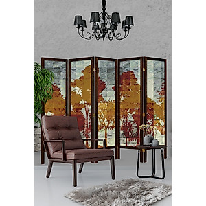 Autumn Poem Nature View Room Dividers