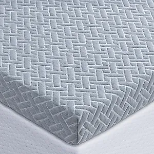 BedStory Memory Foam Mattress Topper Queen Size - 3 Inch Premium Soft Gel Memory Foam Topper - Bed Toppers with Removable Cover, CertiPUR-US Certified