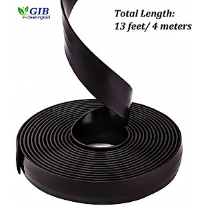 GIB cleaningtool Bot Boundary Strips for Shark ION Robot Vacuum, Magnetic Boundary Strip for Neato Eufy xiaomi Robot Vacuum Cleaner, Magnetic Botboundary Strips Tape Marker 13 Feet