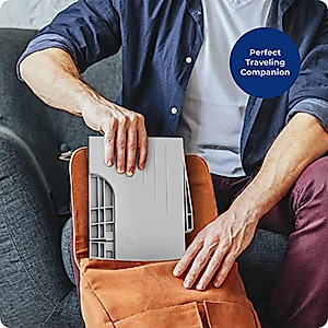 Squatty Potty Porta Traveler Foldable Toilet Stool for Travel, 7" Height, Gray