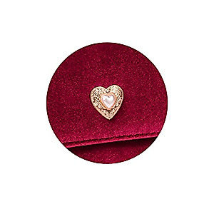 Mulian LilY Women Velvet Clutch Purse Pearl Top Handle Handbag Classic Wedding Party Prom Evening Bag Burg M528