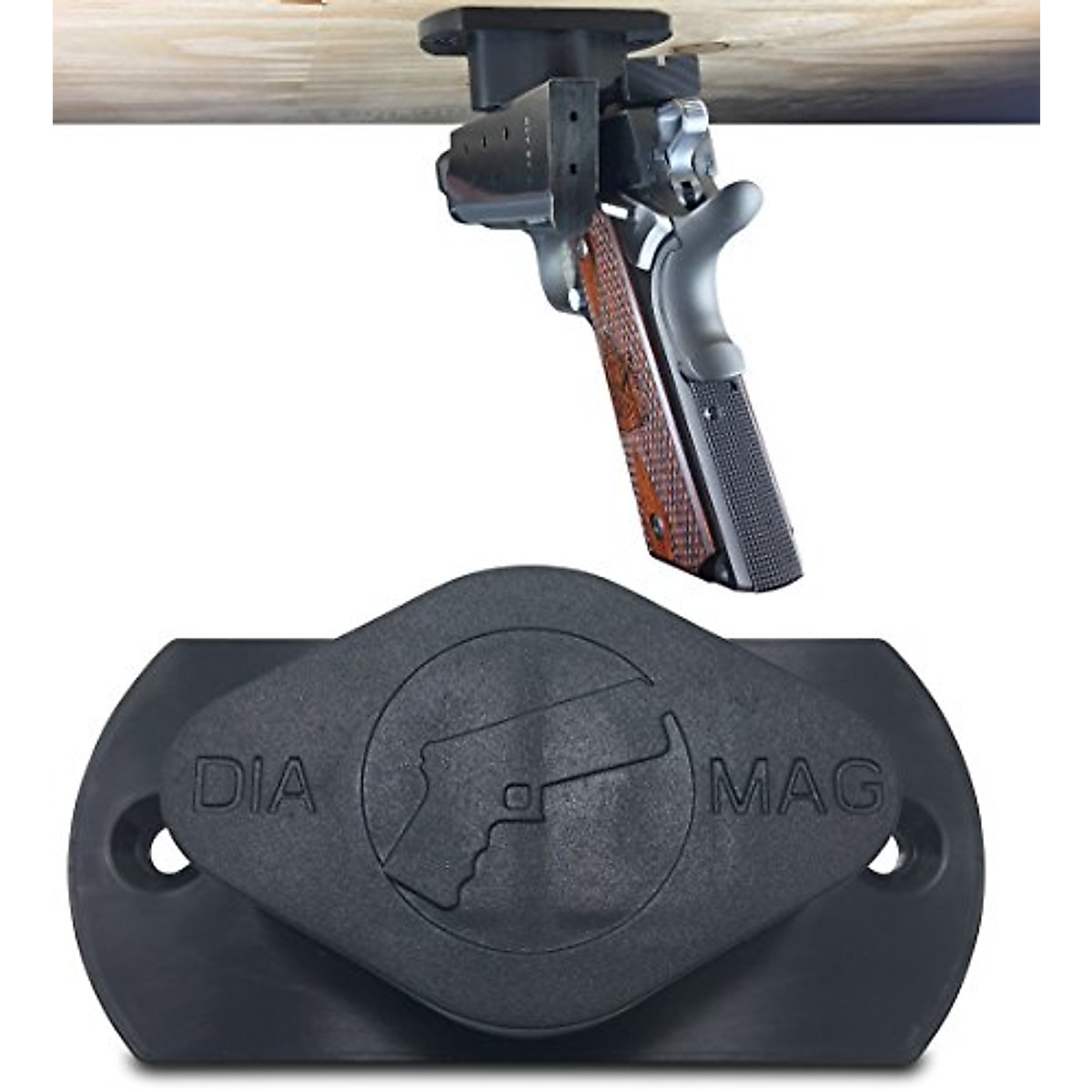 Tacticon Gun Magnet | Magnetic Car Holster | Handgun & Pistols Mounts | Steering Wheel Holder for Car | Vehicle Guns & Pistol Mount Holster | Fast Installation | Holds over 25 Lbs.