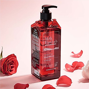 MILK BAOBAB Sensitive Shampoo Damask Rose 16.9 Fl Oz