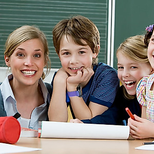 SimpleThings Compatible with Gabb Watch 3 Screen Protector, 3Pack HD Clear Tempered Glass Screen Protector & Hard PC Protective Bumper for Boys Girls (Purple&Pink)