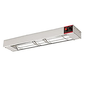 48 Inch Food Heat Lamp Overhead Food Warmer Commerical Strip Warmers 1100 Watts with Chain and Us Plug,110v (48")