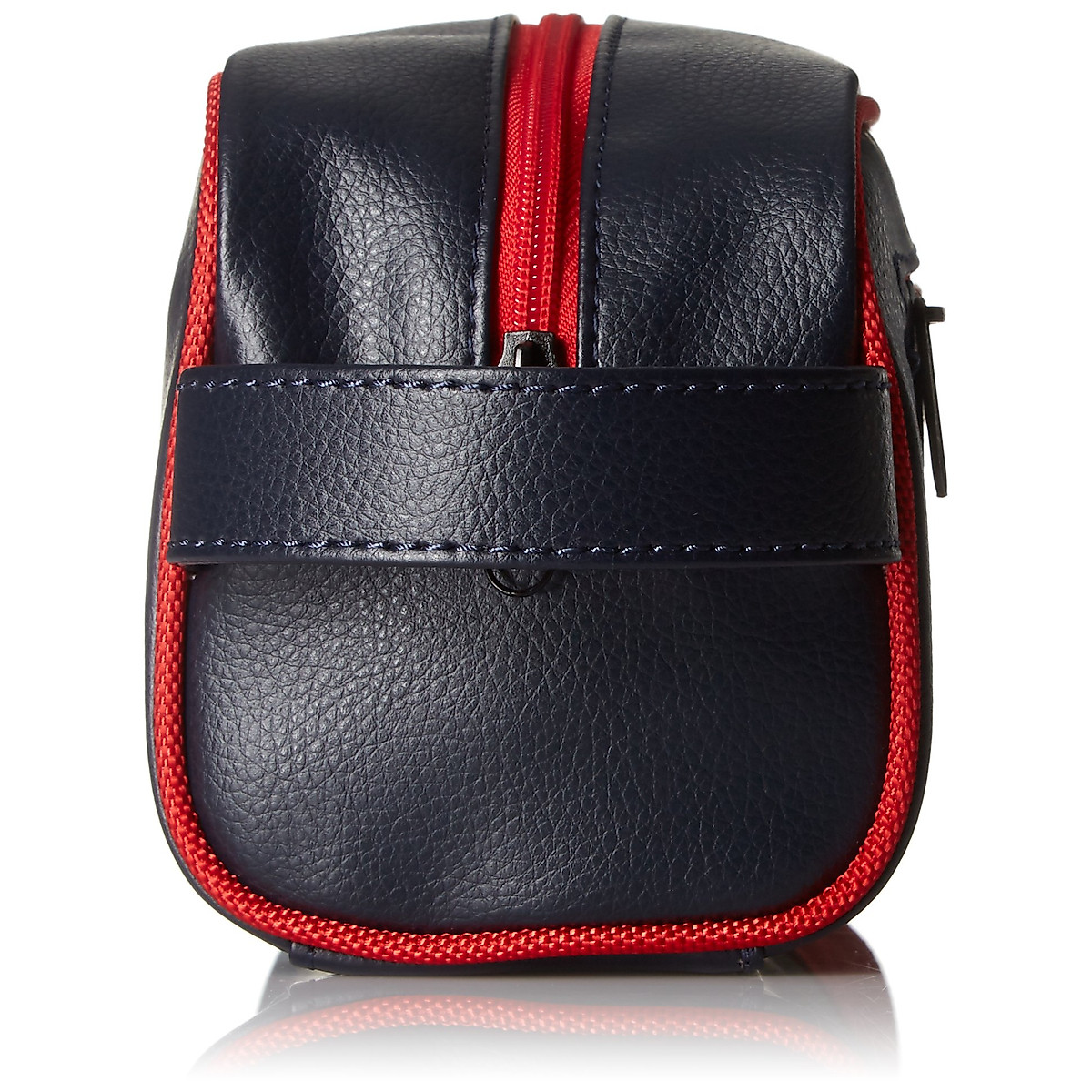 Nautica Men's Top Zip Travel Kit Toiletry Bag Organizer, red, One Size