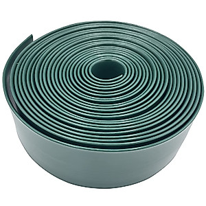 LukLoy 2" Wide Vinyl Straps for Patio Chairs Repair 20ft Long Patio Garden Furniture Replacement Straps with 20 Rivets, Dark Green