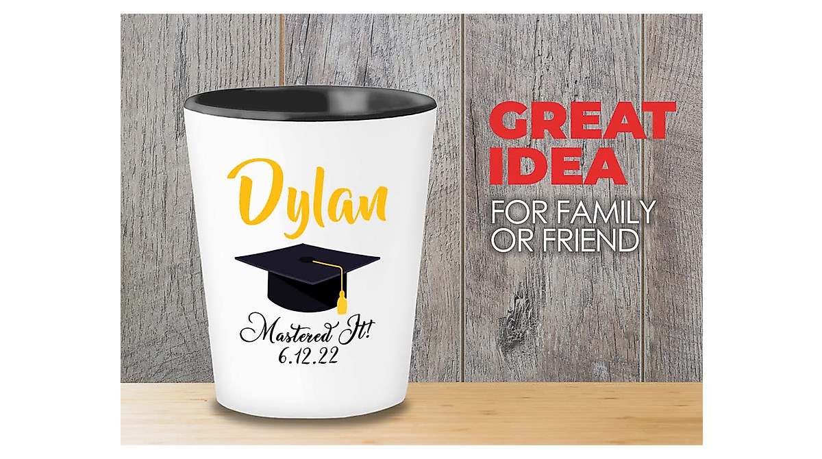 Graduation Cap Shot Glass 1.5 oz - Perfect Party Supplies & Decorations