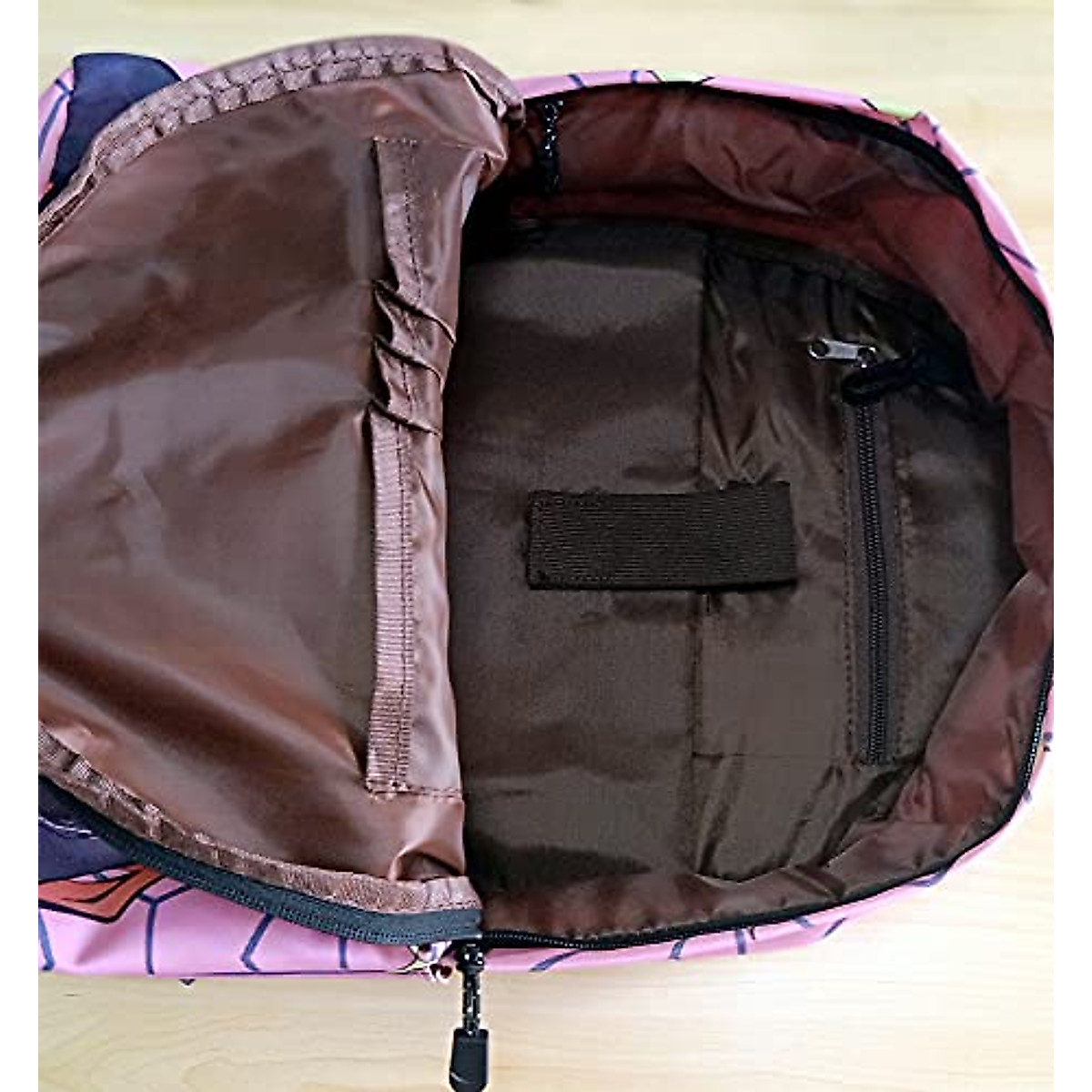 XIXISA Anime Nezuko Shinobu Kanroji Inosuke Cosplay School Backpack with Pencil Case Anime Backpacks for Teens