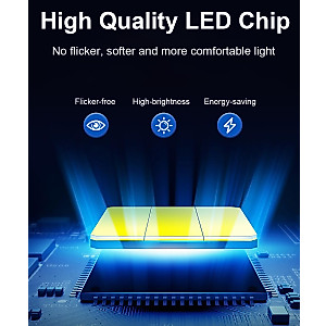 Radar Motion Sensor Light Bulbs, E26 Base, Non-Dimmable, 18W (150W equivalent) Dusk to Dawn Motion Activated LED Security Light for Hallway, Garage, Basement, Frontdoor, Balcony (Cool White, 1 Pcs)