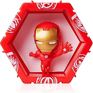 WOW! PODS Avengers Collection - Ironman | Superhero Light-Up Bobble-Head Figure | Official Marvel Collectable Toys & Gifts