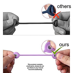 Magnetic Cable Ties,Snap on Magnetic Cord Ties, Reusable Silicone Twist Ties for Bundling and Organizing Cable & Cord.Holding Stuff, Fridge Magnets. Can Be Used in Many Ways (6 Colors - 12 Pack)