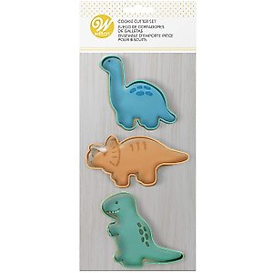 Non-Food Items Cookie Cutter Dinosaurs, White