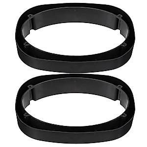 Milisten 2 Pcs Speaker Adapter Spacer Ring Black Replacement Audio Washer Ring for Car Audio Speaker Accessories