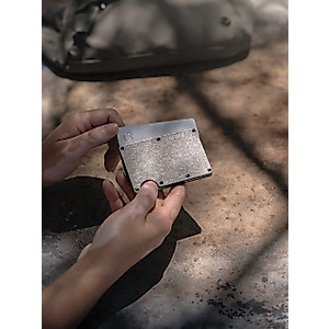 Ridge Wallets for Men - Slim Minimalist Wallet For Men, Front Pocket Wallets for Men, RFID Wallet For Men - Card Holder Wallet (Stonewashed Titanium)