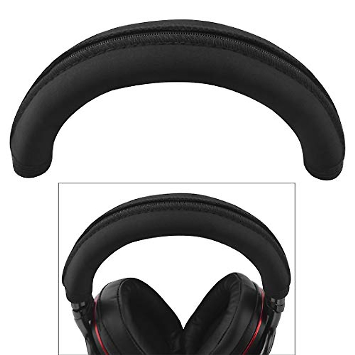 Geekria Earpad and Headband Cover Replacement for Sony MDR 1ABT, MDR 1RBT, MDR 1RNC Headphones/Ear Cushion Headband Protector/Repair Parts/Easy DIY Installation No Tool Needed