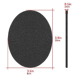 Geekria General Earphone Replacement Inside Tone Tuning Sound Isolation Foam Pads Earpads Cushion Compatible with Sennheiser Headphones HD545, HD565, HD580, HD650, HD600, HD598 (2pcs)