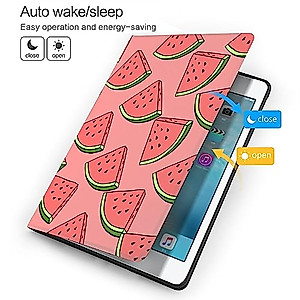 Fruit Watermelon Cartoon Case Fit for IPad Air 3 Pro 10.5 Inch Case with Auto Sleep/Wake Ultra Slim Lightweight Stand Leather Cases