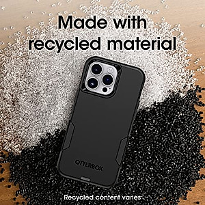OtterBox iPhone 14 Pro Max Commuter Series Case - BLACK, Slim & Tough, Pocket-Friendly, with Port Protection