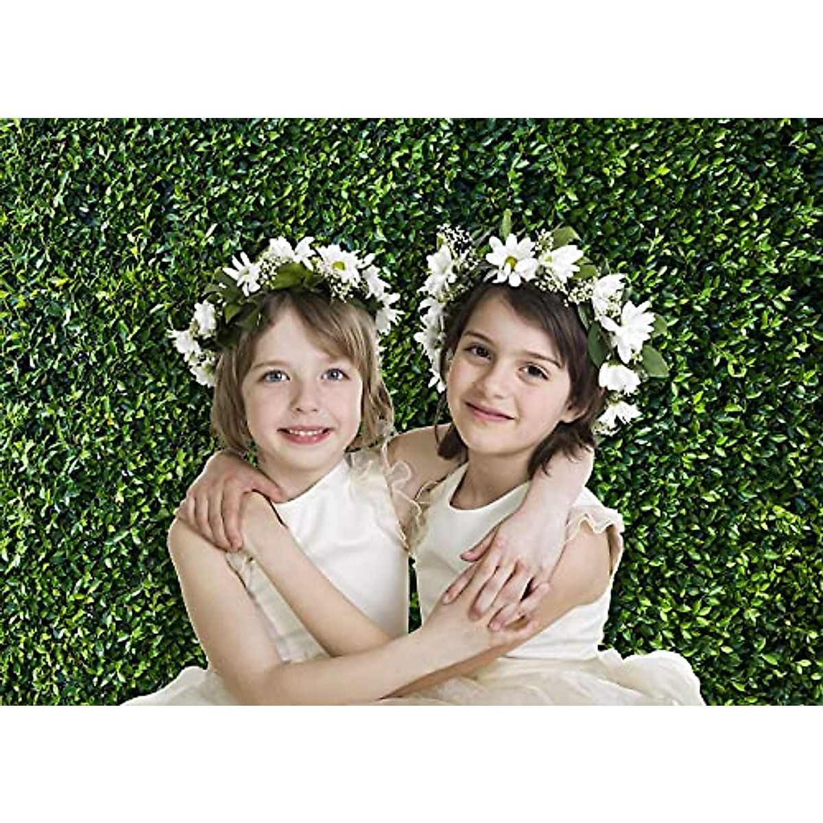 OUYIDA Green Leaves Photography Backdrops Grass Backdrop Wall Greenery Safari Party Decoration Photoshoot Newborn Baby Shower Backdrop Wedding Birthday Photo Background Studio Props Booth 7x5FT PCK41