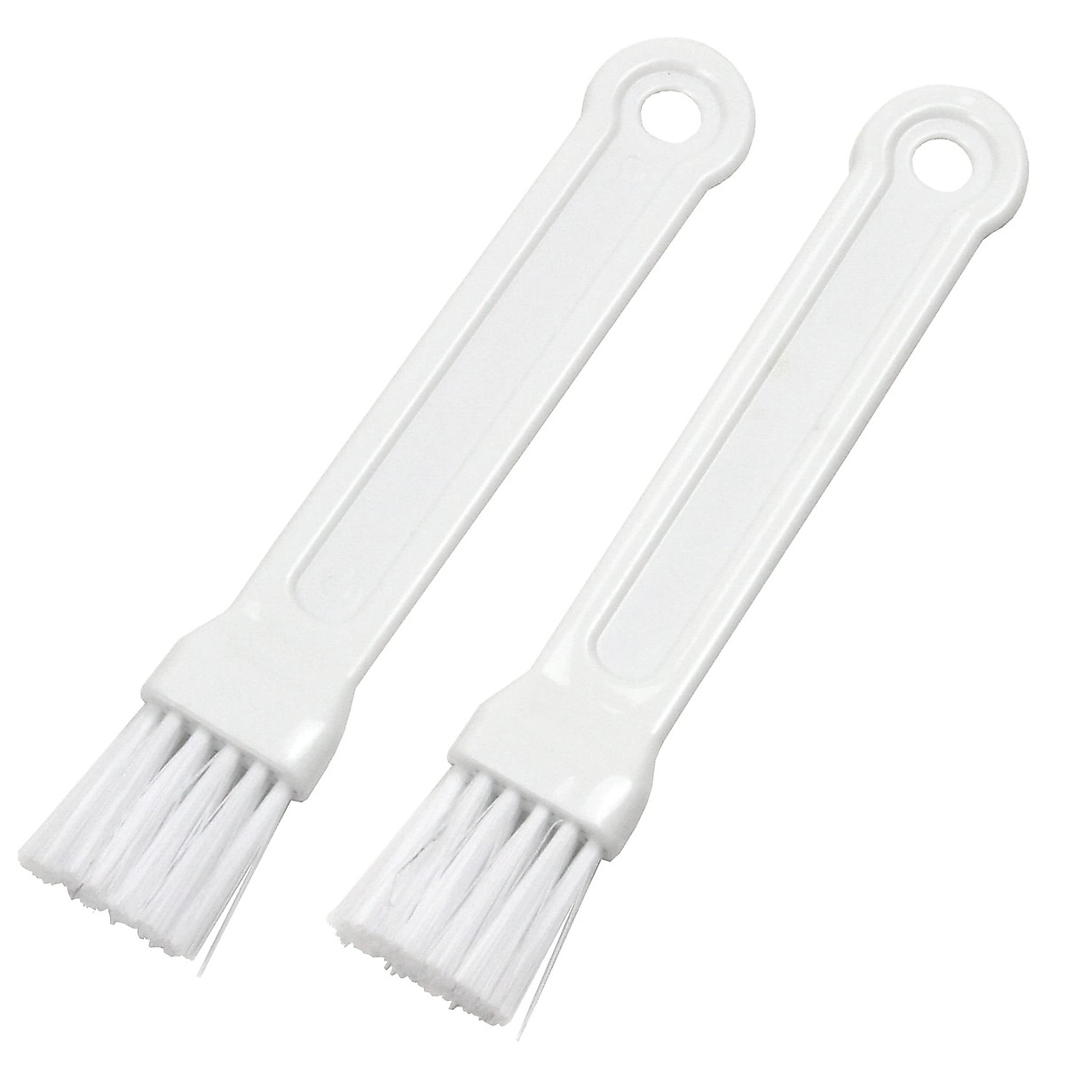 Chef Craft Select Plastic Mini Pastry Brush, 7 inches in length 1 inch width 2 piece set, White