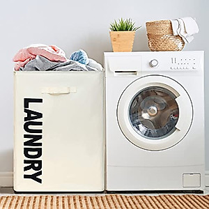 ARyee 22" Pro Rolling Laundry Basket, Large Laundry Hamper with Wheels, Foldable Dirty Clothes Hamper Mesh Cover Laundry Storage Cart with Handle, for Bedroom Bathroom Dorm Room (white)