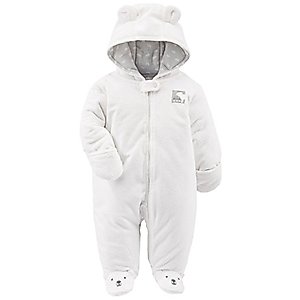 Simple Joys Kid's Pram Ivory Bear Outerwear, Ivory, Newborn