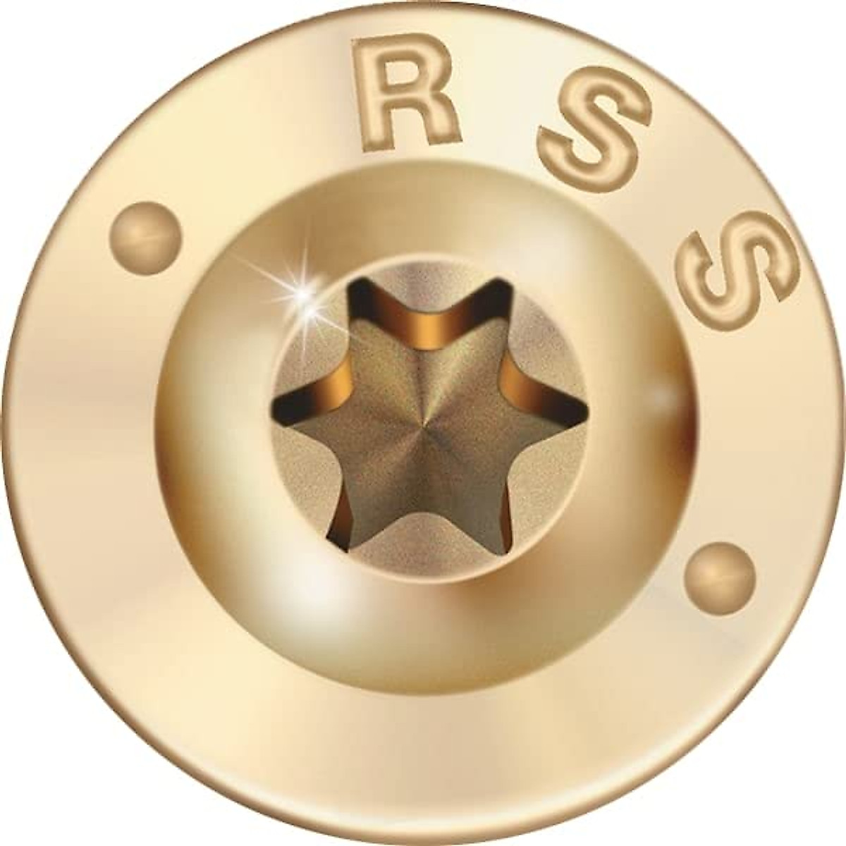 GRK 772691122872 3/8" x 8" 12287 RSS Rugged Structural Screws 50 Count, Gold