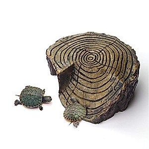 Saim Turtle Basking Ramp,Aquarium Decor Basking Platform Ramp for Small Turtle