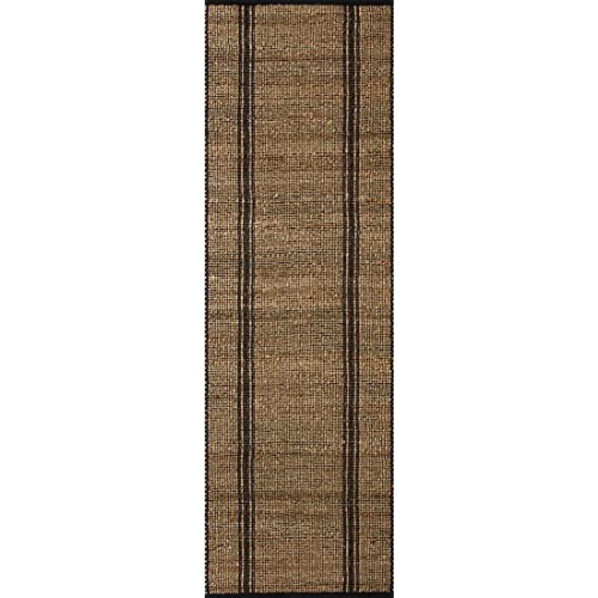 Loloi Angela Rose Colton Collection CON-01 Natural/Black 7'-6'' x 9'-6'', .38" Pile Height, Area Rug