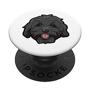 Cute Goldendoodle Doodle Dog Face Gift PopSockets PopGrip: Swappable Grip for Phones & Tablets