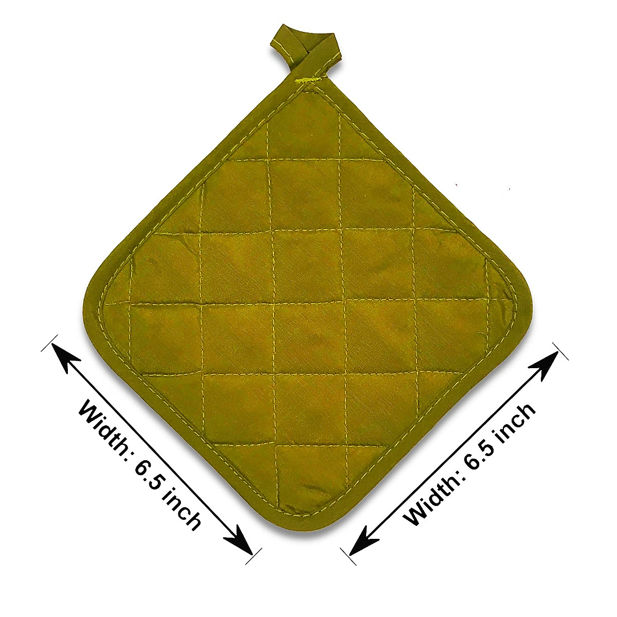 Lobyn Value Pack Pot Holders and Oven Mitts Sets, Kitchen Mitts and Pot Holders Sets, Kitchen Mittens and Pot Holder Set, Potholder Set, Mittens Kitchen Sage Design