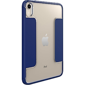 OtterBox - Symmetry 360 Elite Case for 8.3" iPad Mini 6th Gen (ONLY) - Scratch-Resistant Tablet Case with Adjustable Folio and Apple Pencil Holder (Yale Blue)