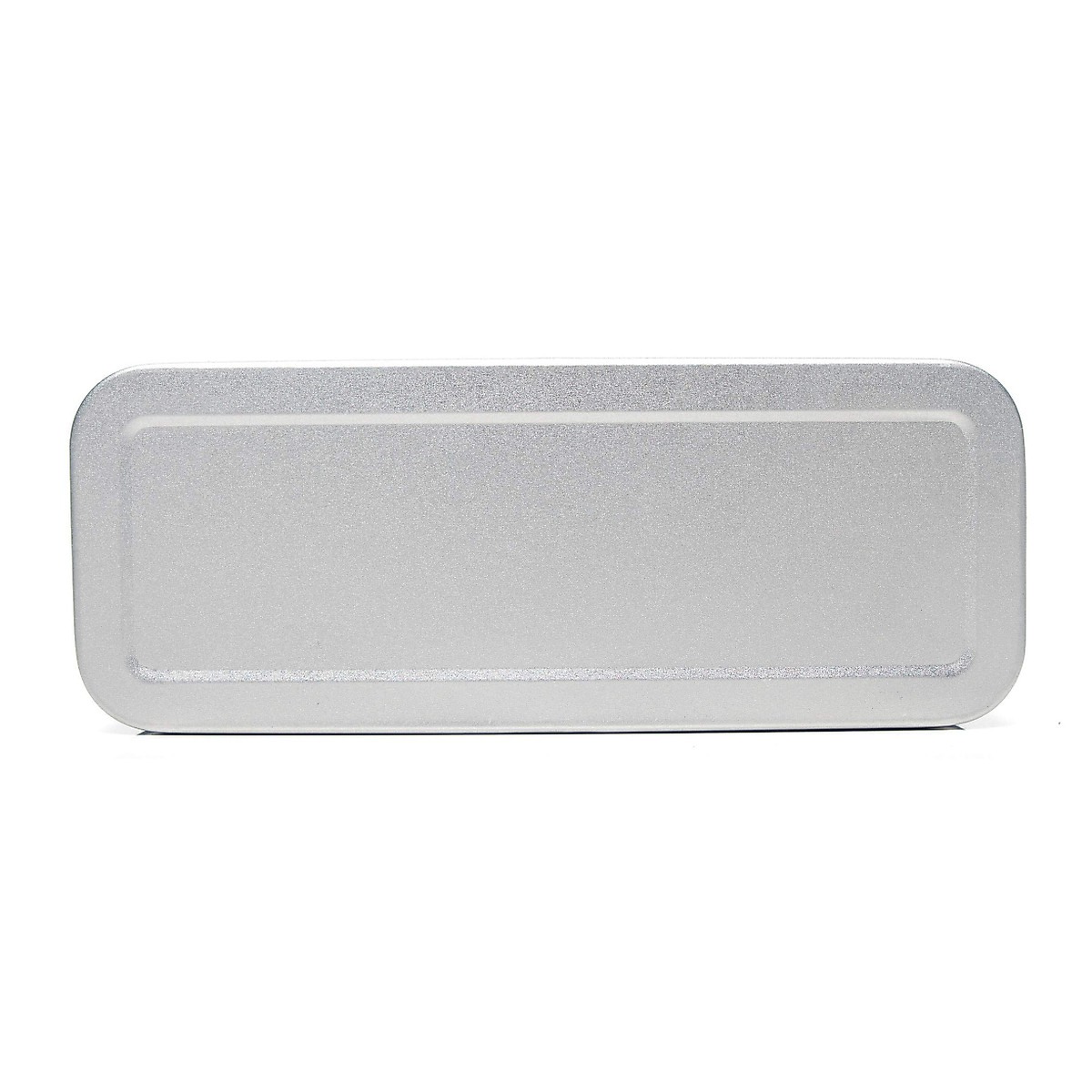 StuffIncase Single Mini Pencil Box, Platinum. Use as Pencil, Makeup, Jewelry, Gift, Candy, Favor or Birthday Gift Box