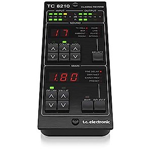 TC Electronic TC8210-DT Classic Mixing Reverb Plug-in with Optional Hardware Controller and Signature Presets