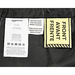 Amazon Basics Black Two-Stage Snow Thrower Cover