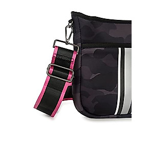 Jeri Prime Crossbody Tote by Haute Shore, Black Camo