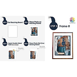 Mat Board Center, White Backing Boards - Full Sheet - for Art, Prints, Photos, Prints and More, 10 Pack, 9X12