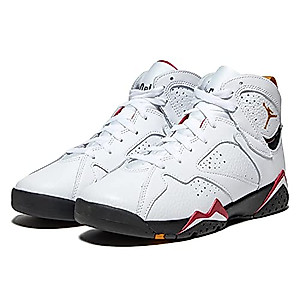 Jordan Air 7 Retro BG (Big Kid) White/Black/Cardinal Red/Chutney 4 Big Kid M