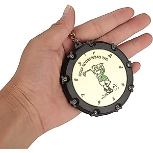 Golf Score Counter 18 Holes Tally Counter Hand Held Clicker Digit Counter Golf Numbers Clicker with Clip Keychain for Golf Accessory