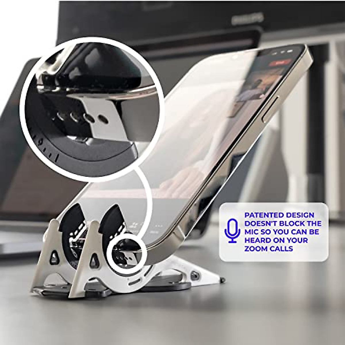 Pocket Tripod Wallet-Size iPhone Tripod - Universal Kit (Panda White)